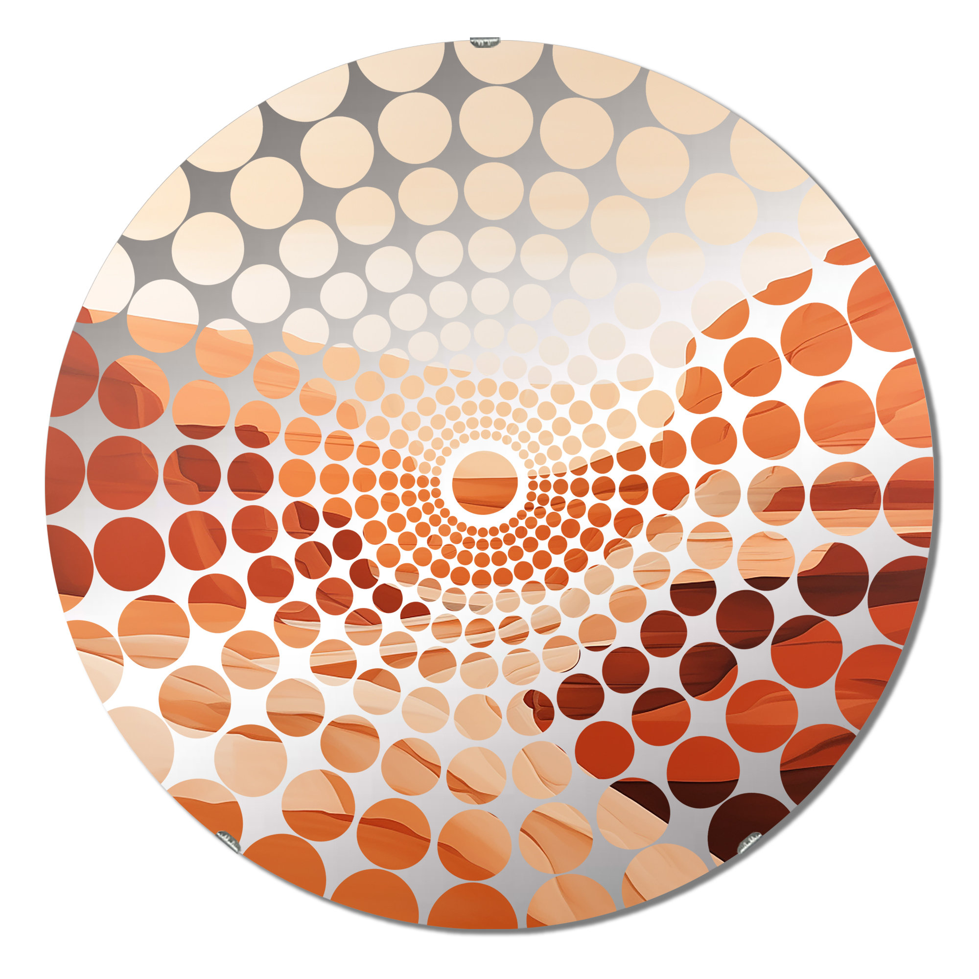 East Urban Home Jenyssa - Concentric Circles Decorative Mirror | Wayfair