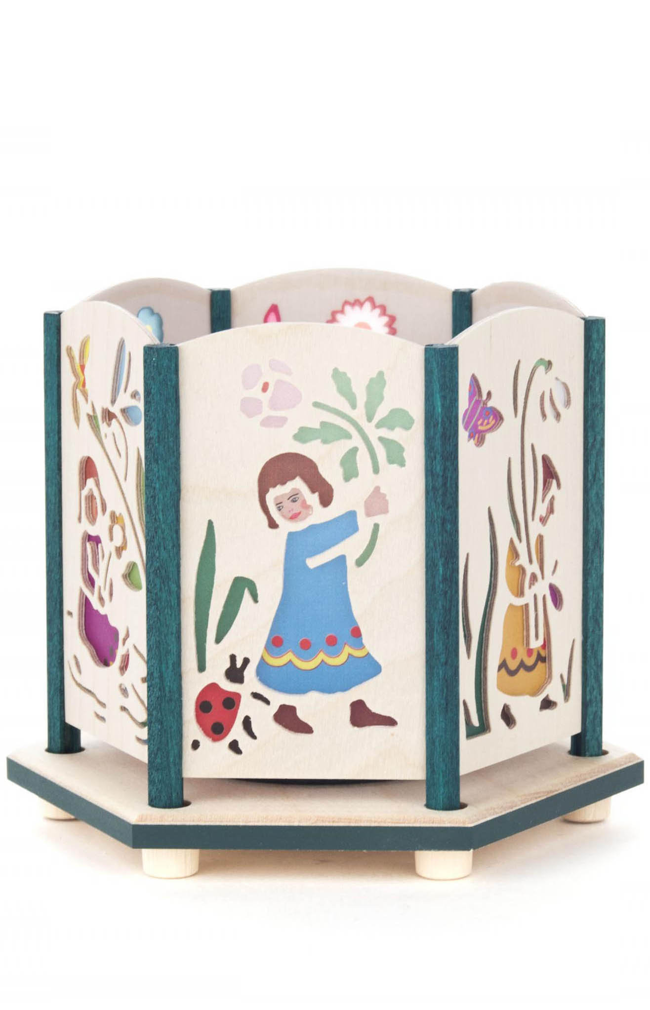 The Holiday Aisle® Tealight Luminary Flower Child Motifs | Wayfair