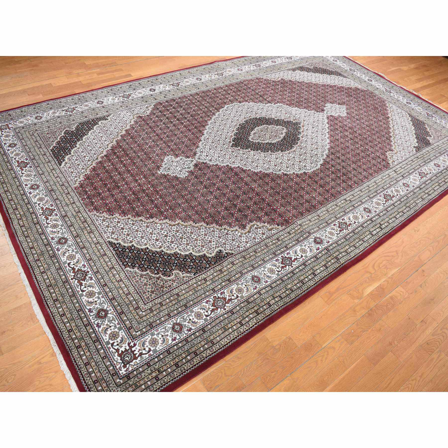 Isabelline Zender One-of-a-Kind 10' X 16' New Age Wool Area Rug Red ...