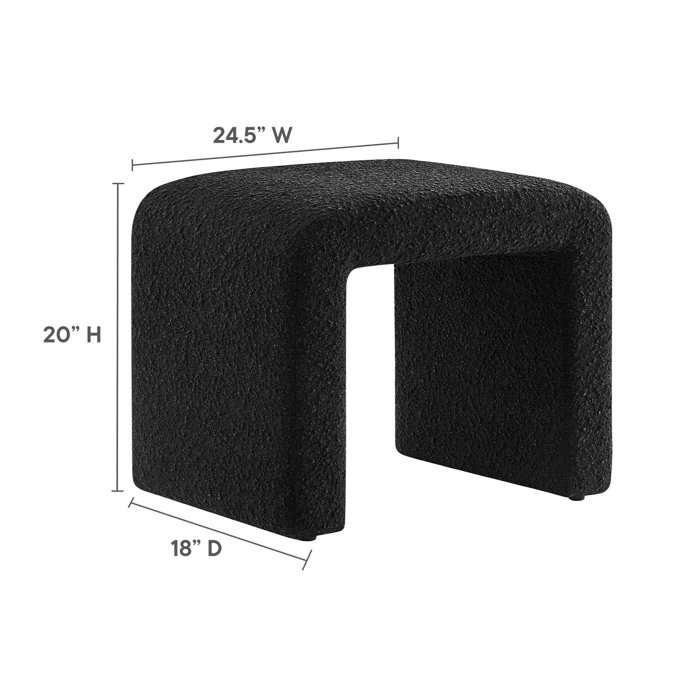 Modway Simba Solid Wood Accent Stool & Reviews | Wayfair