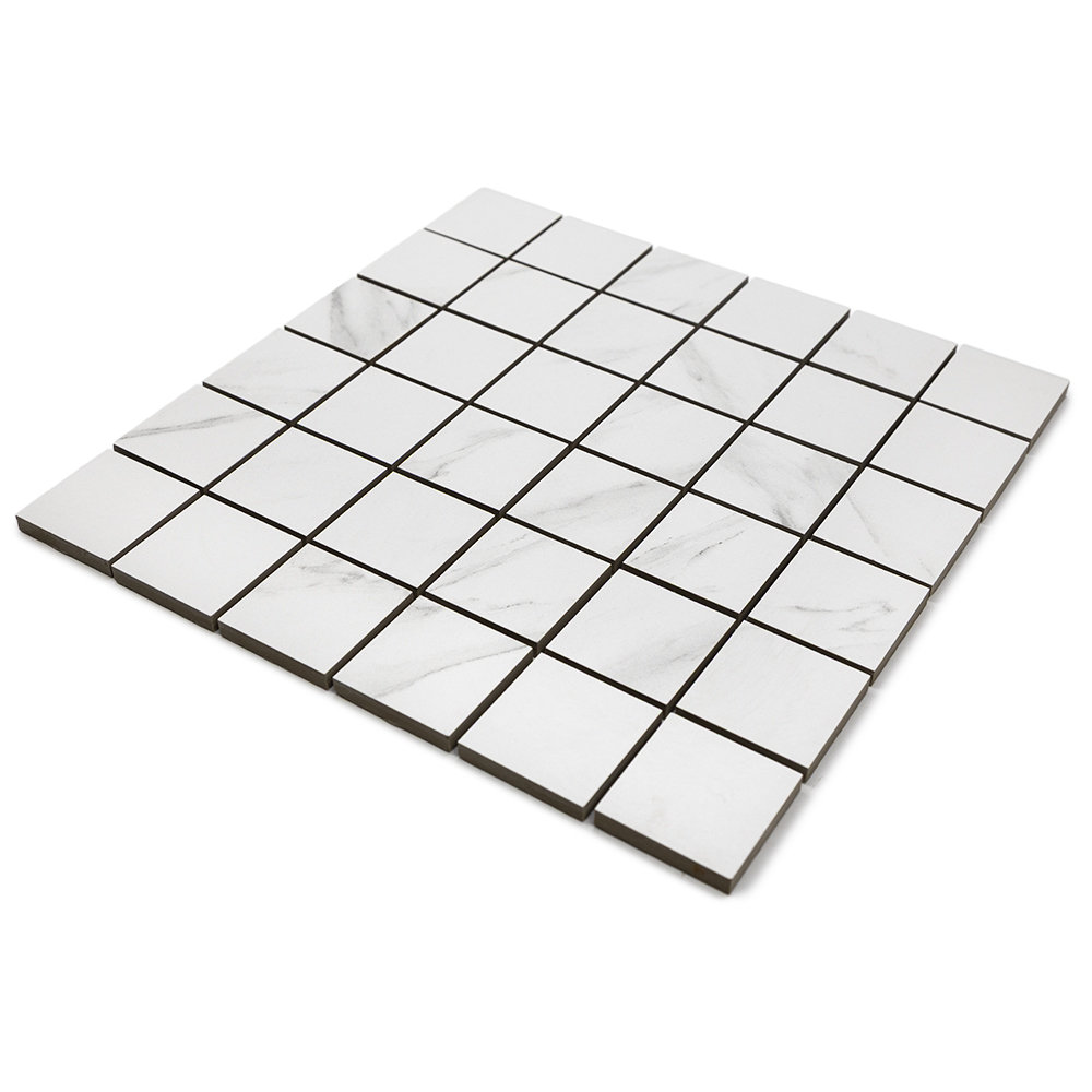 The Tile Life Monarch 2" x 2" Matte Porcelain Mosaic Wall & Floor Tile ...