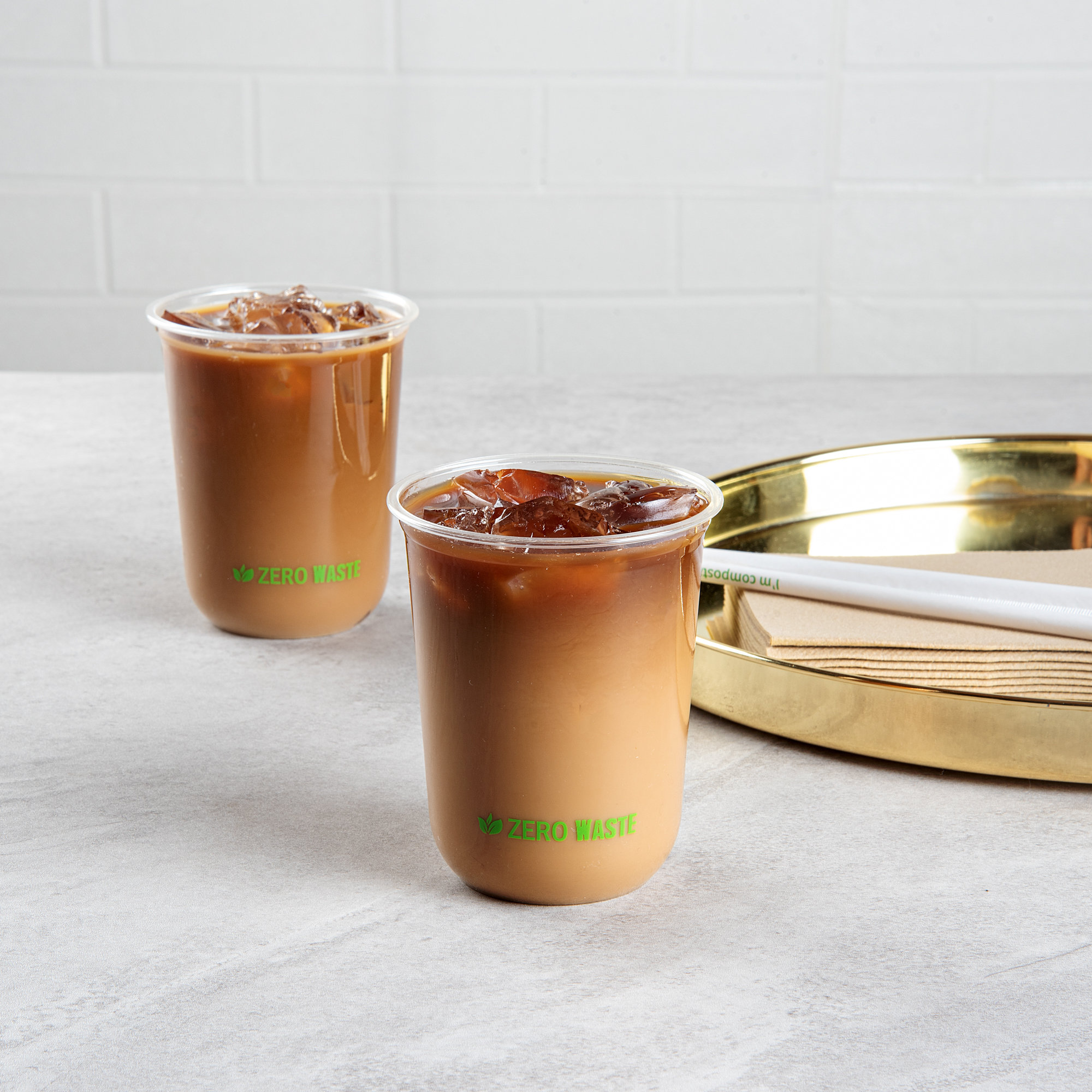 Restaurantware-Zero Waste 12 Ounce Compostable Drinking Cups, 100 U ...