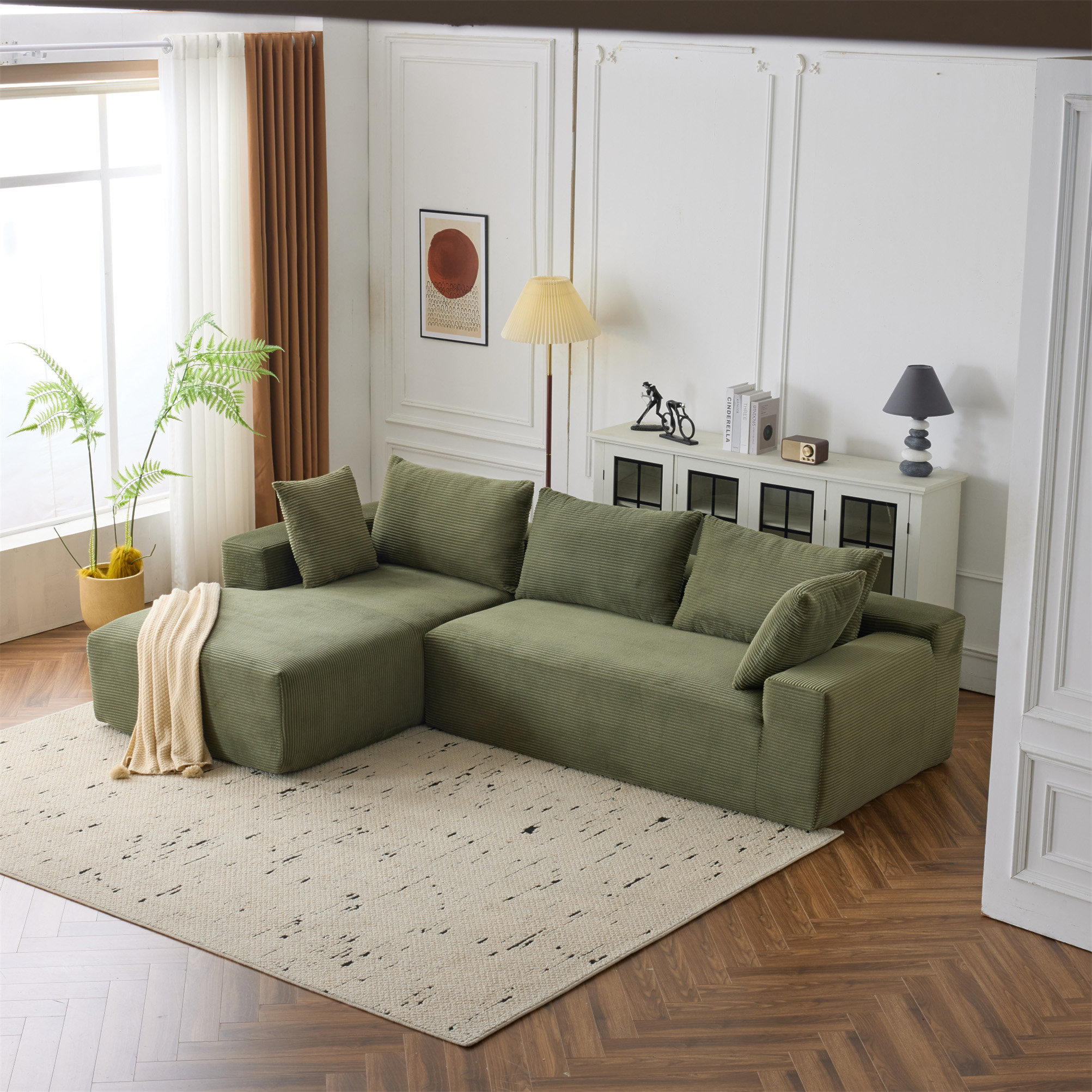 Latitude Run® Comfortable Modular Sofa For Living Room, Enhancing ...