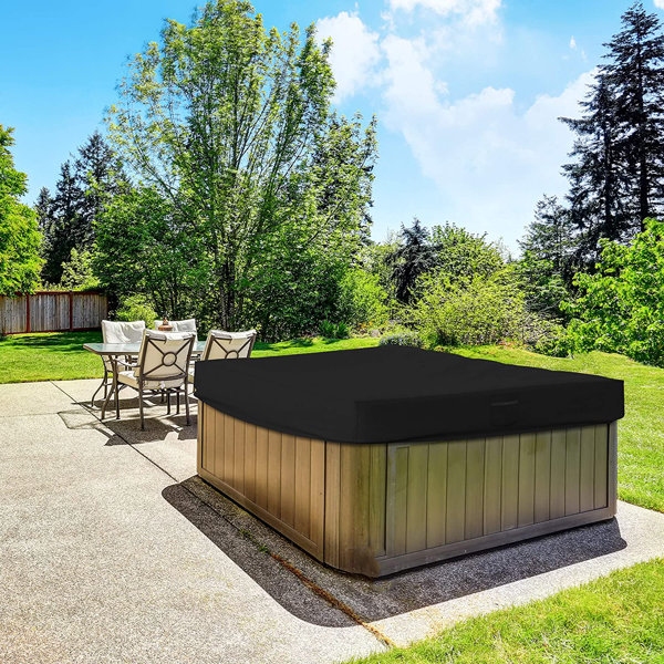 Covers & All Heavy Duty Multipurpose Outdoor Square Hot Tub Cover, UV ...