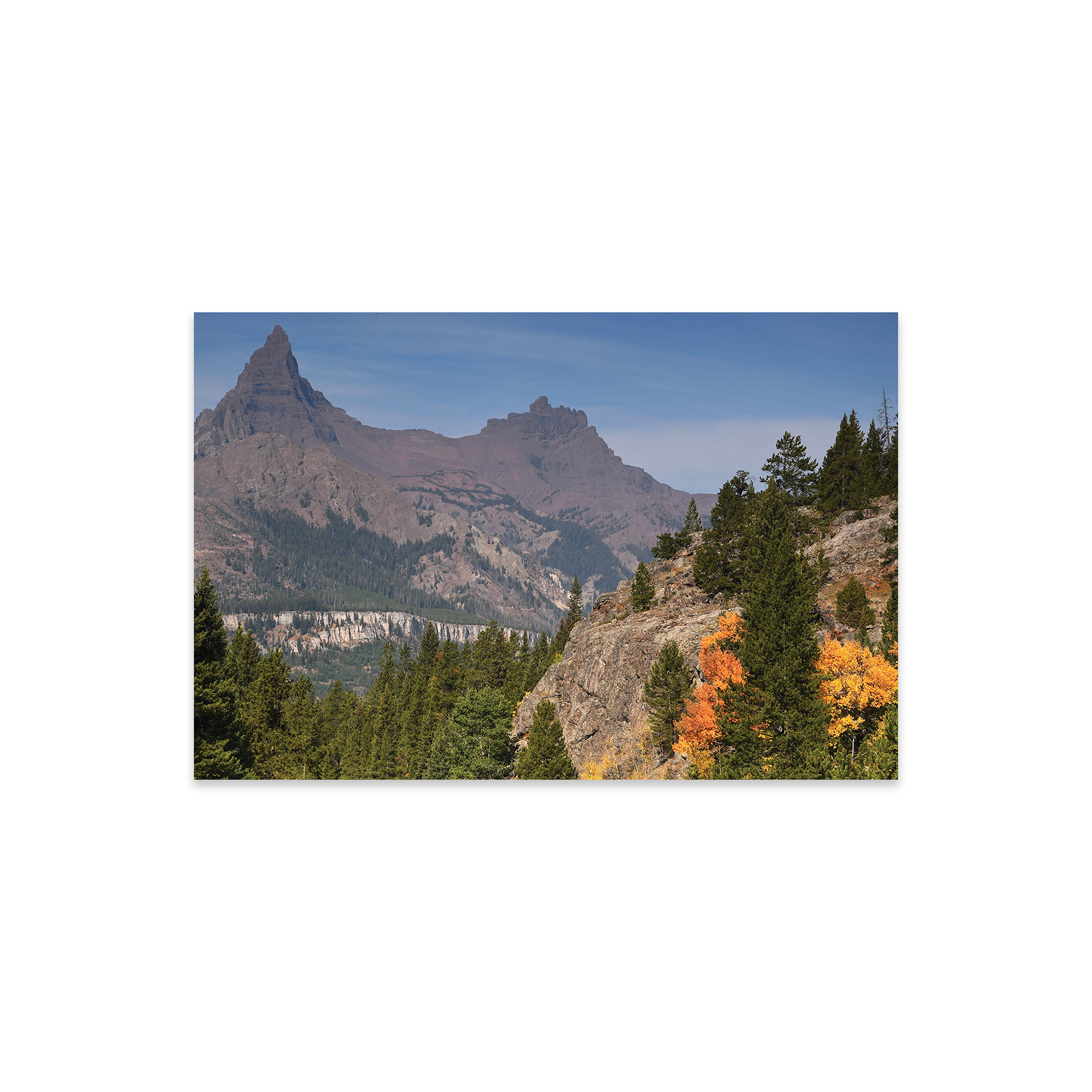 Millwood Pines Yellowstone Peaks On Plastic/Acrylic by Brian Wolf ...