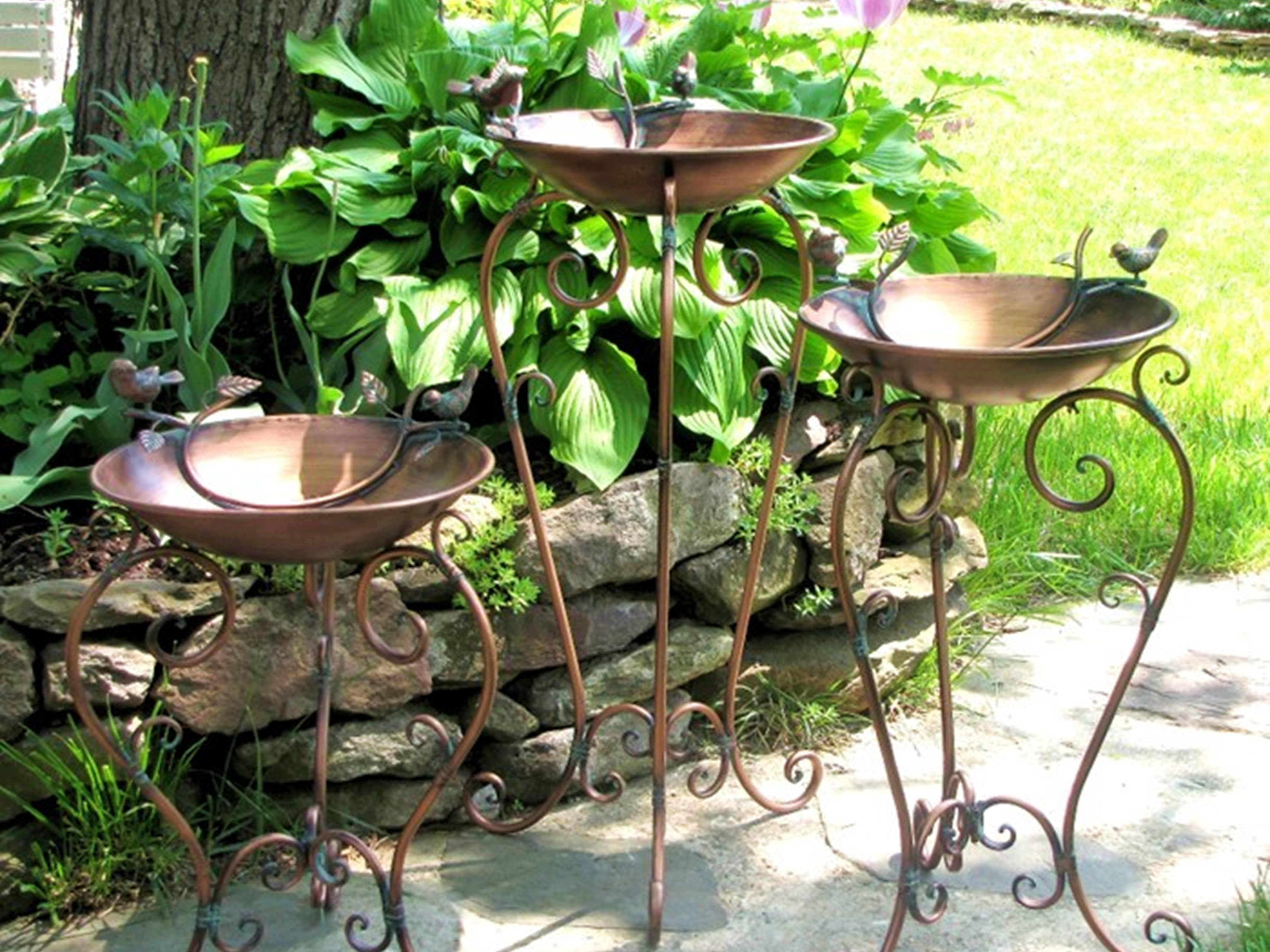 Bloomsbury Market Kateryna 3 Piece Antique Copper Finish Metal ...