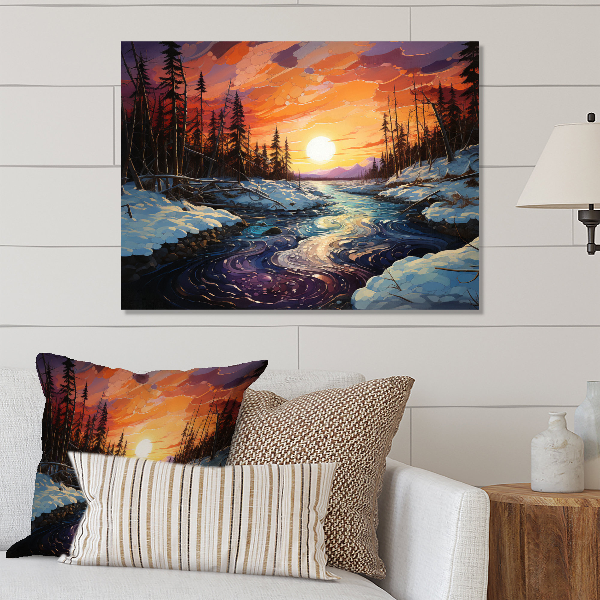 Loon Peak Aurora Borealis Aurora Symphony VIII - Landscapes Metal Wall Art - Wayfair Canada