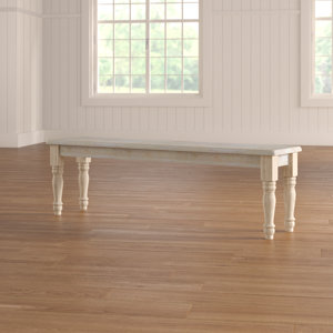 August Grove® Mary-Jo Wood Bench & Reviews | Wayfair