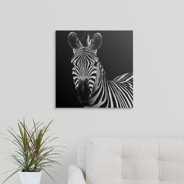Ebern Designs 'Zebra II Square' by Debra Van Swearingen Photographic ...