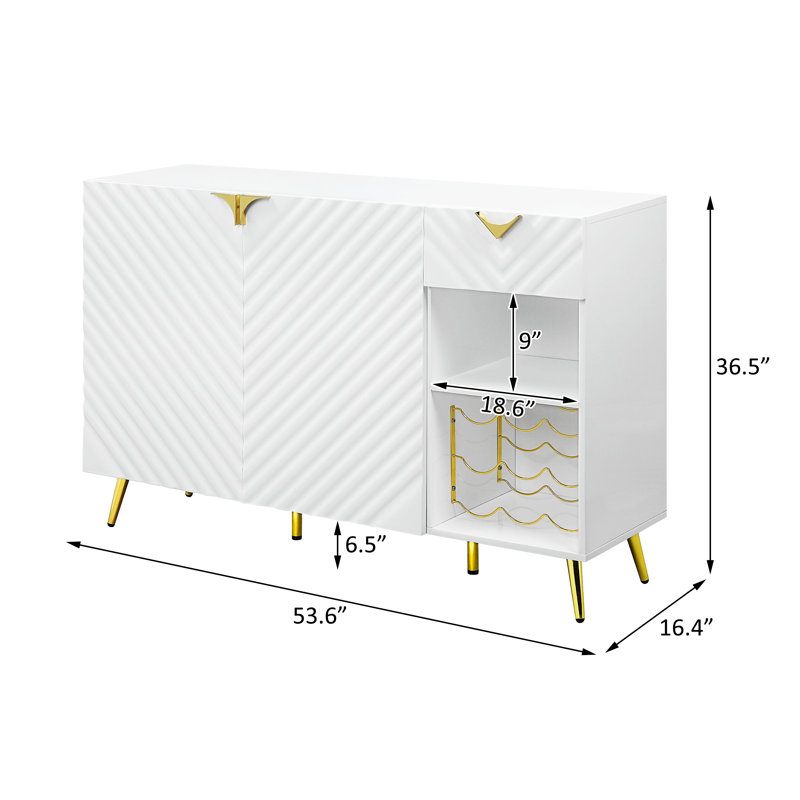 Mercer41 Jalyse 53.6'' W 2 - Door Server | Wayfair