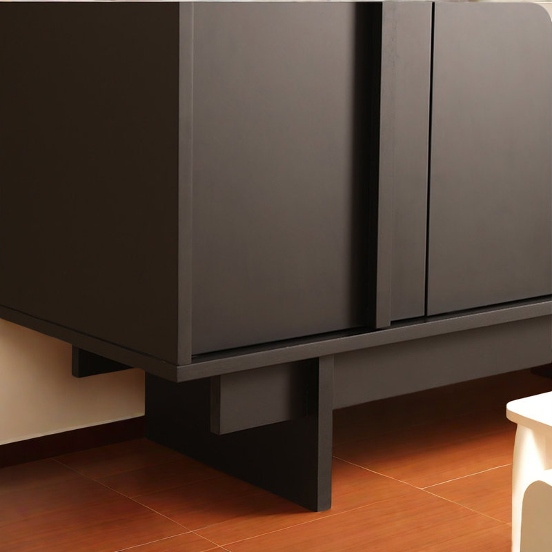 Brayden Studio® Dhriya 41.77'' Solid Wood Sideboard | Wayfair