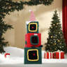 Archie & Oscar™ 60" Christmas-Themed Cat Tree With 3 Semi-Enclosed Cat ...
