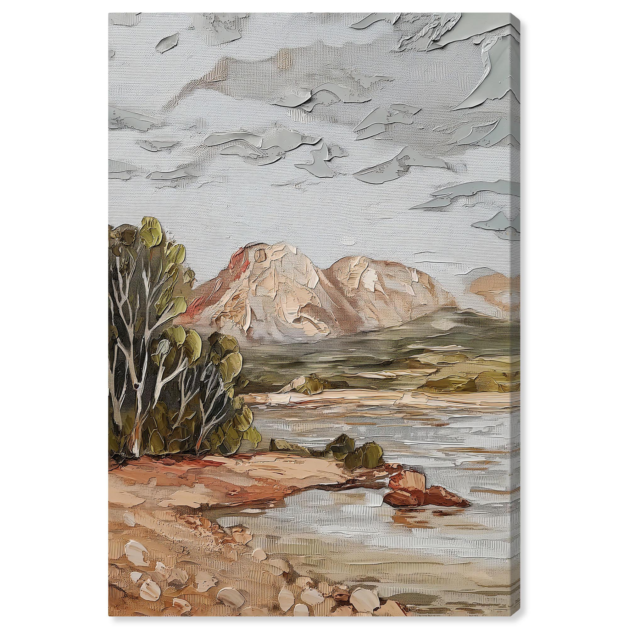 Art Remedy Calm in the Crest I Canvas Vintage Landscape Art by Art ...
