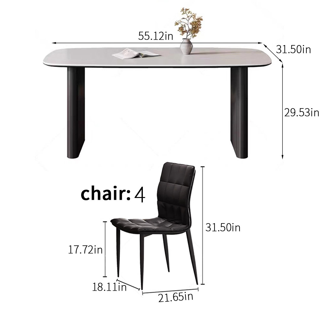 Orren Ellis Dining table and chair combination - Wayfair Canada