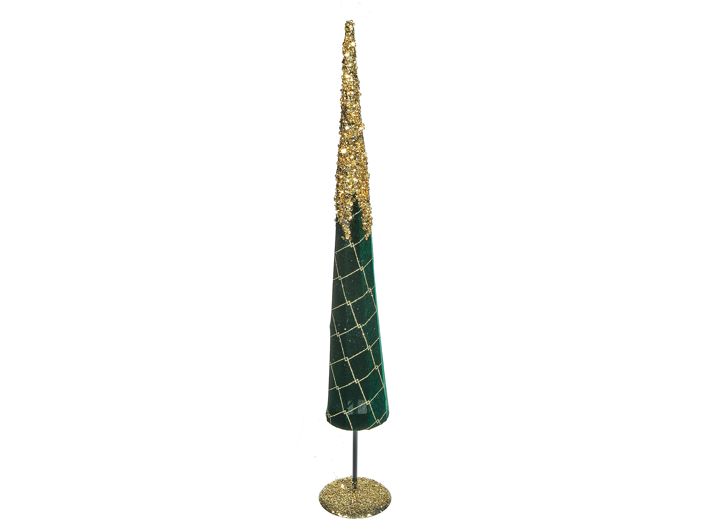 iH casadécor Velvet Standing Cone Tree | Wayfair