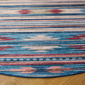 Union Rustic Kiarno Performance Machine Washable Southwestern Rug ...