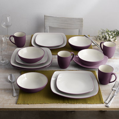 Noritake Colorwave 16-Piece Rim Dinnerware Set, Service for 4 & Reviews ...