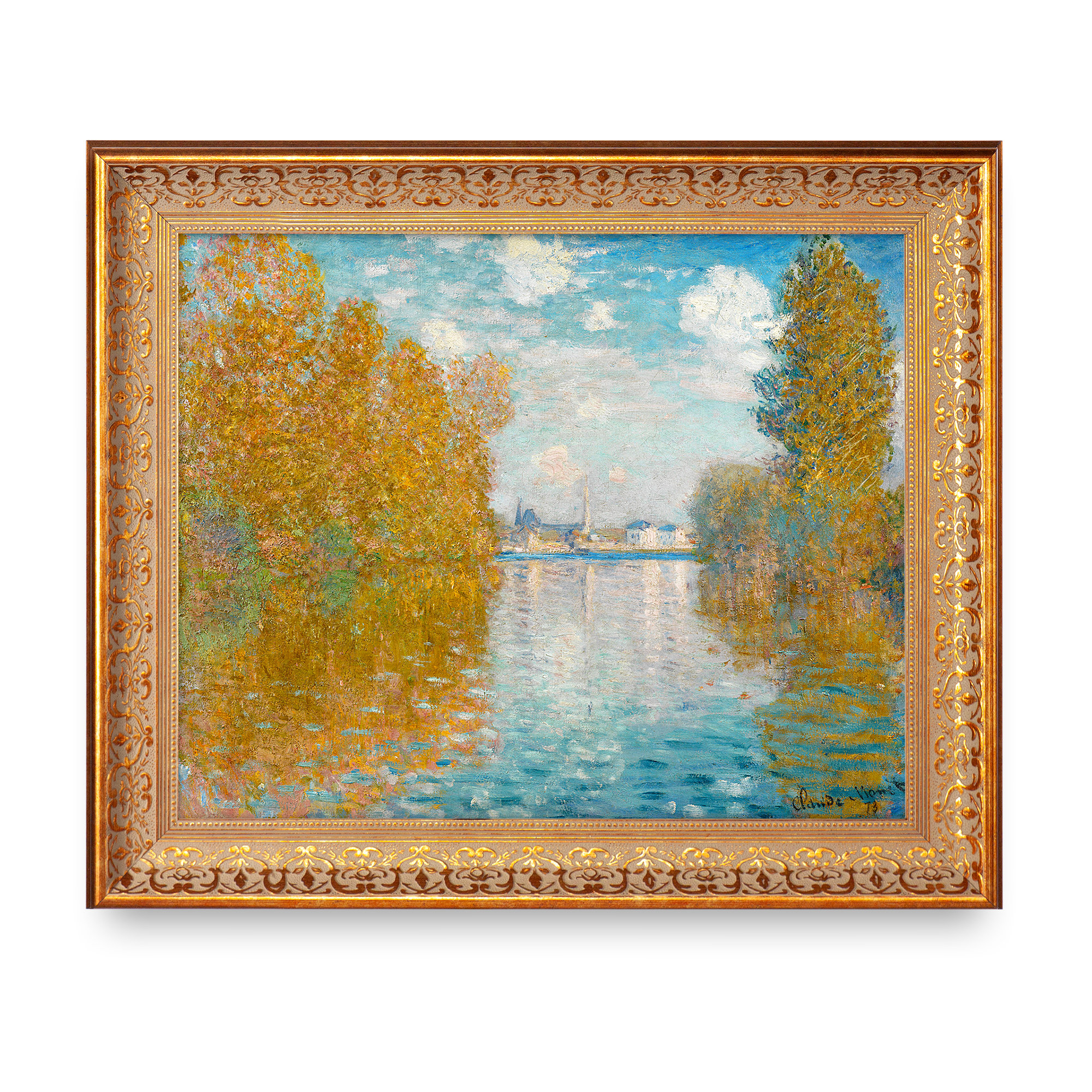 Lark Manor Autumn Effect at Argenteuil by Claude Monet The World ...
