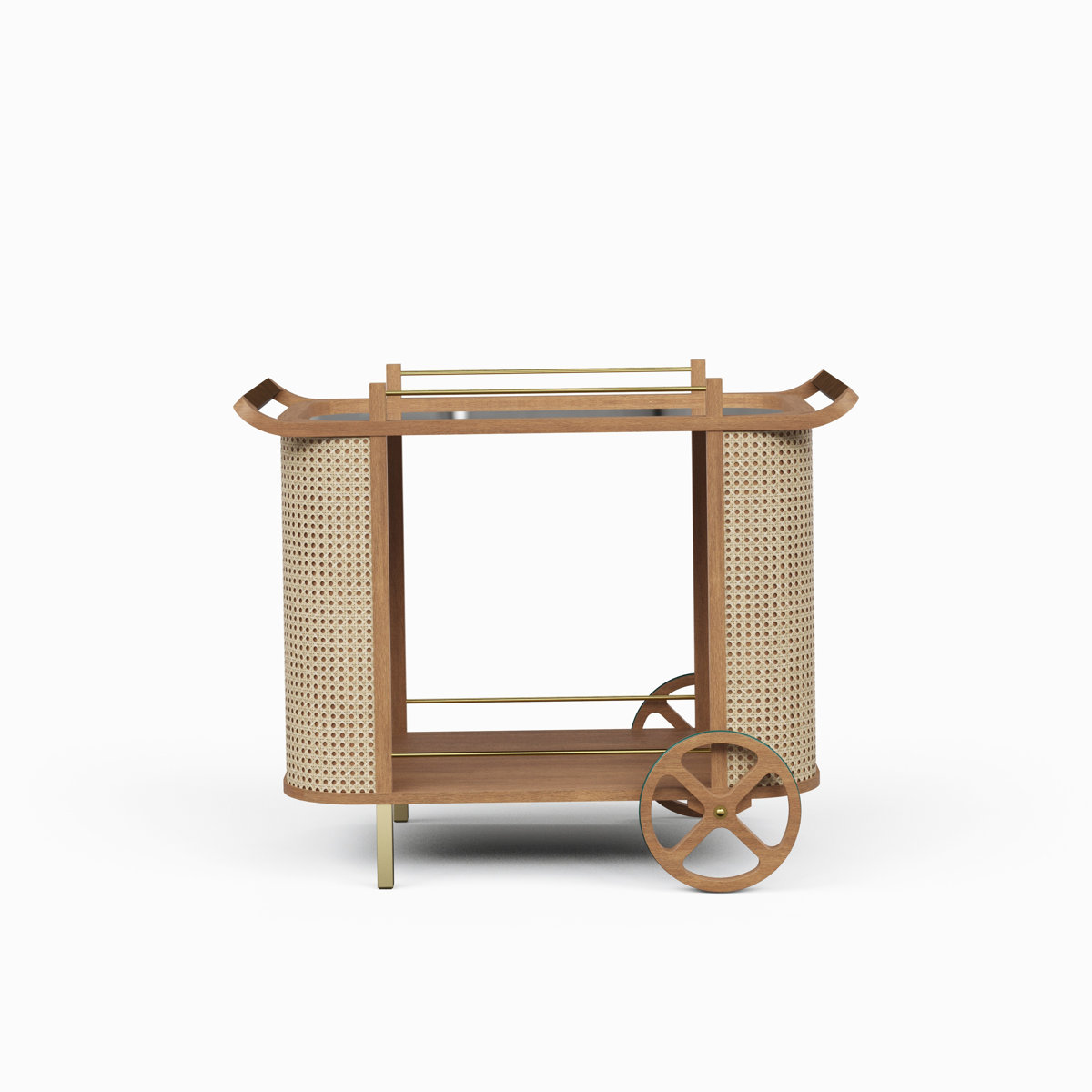 Urbia Modern Brazilian Dinda Bar Cart | Perigold