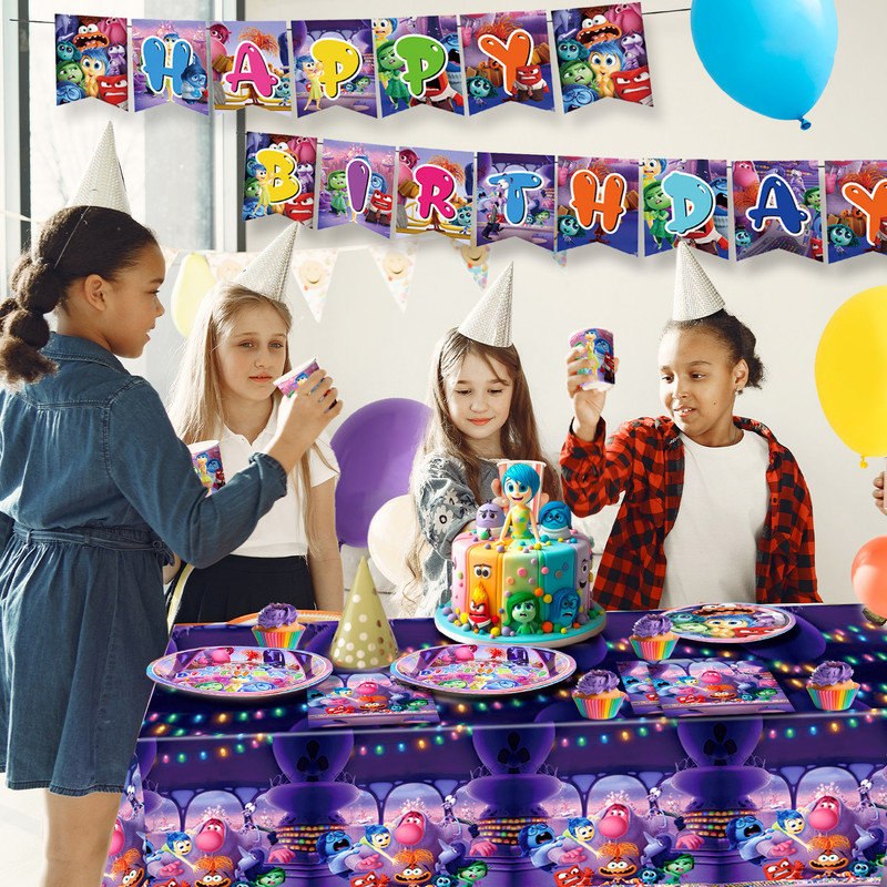 The Party Aisle™ Inside Out Birthday Decorations,66 pcs Inside Out ...