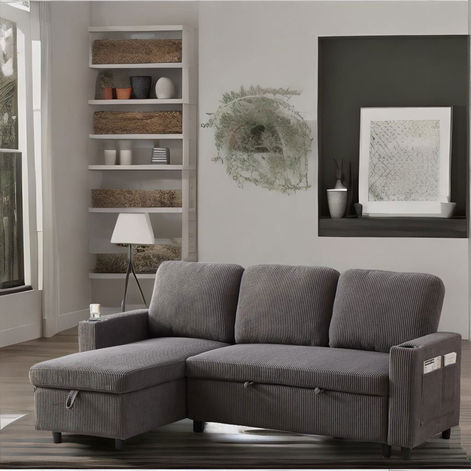 Latitude Run® Reversible Sleeper Combo Sofa - Wayfair Canada