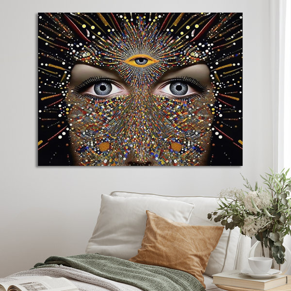 Trinx Sacred Vision Third Eye Vision Framed On Canvas Print | Wayfair