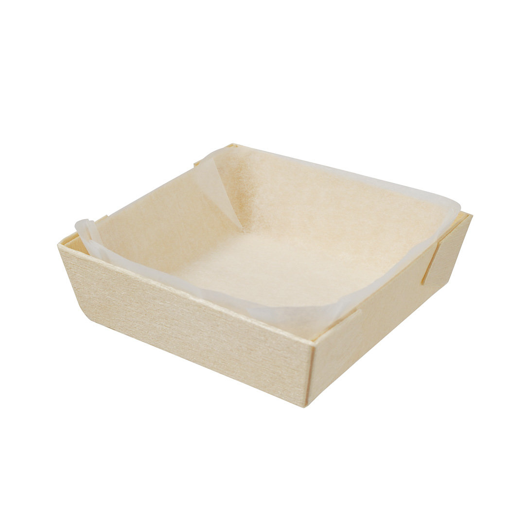Restaurantware-Taipei 3 Ounce Wooden Baking Molds, 100 Oven Ready ...