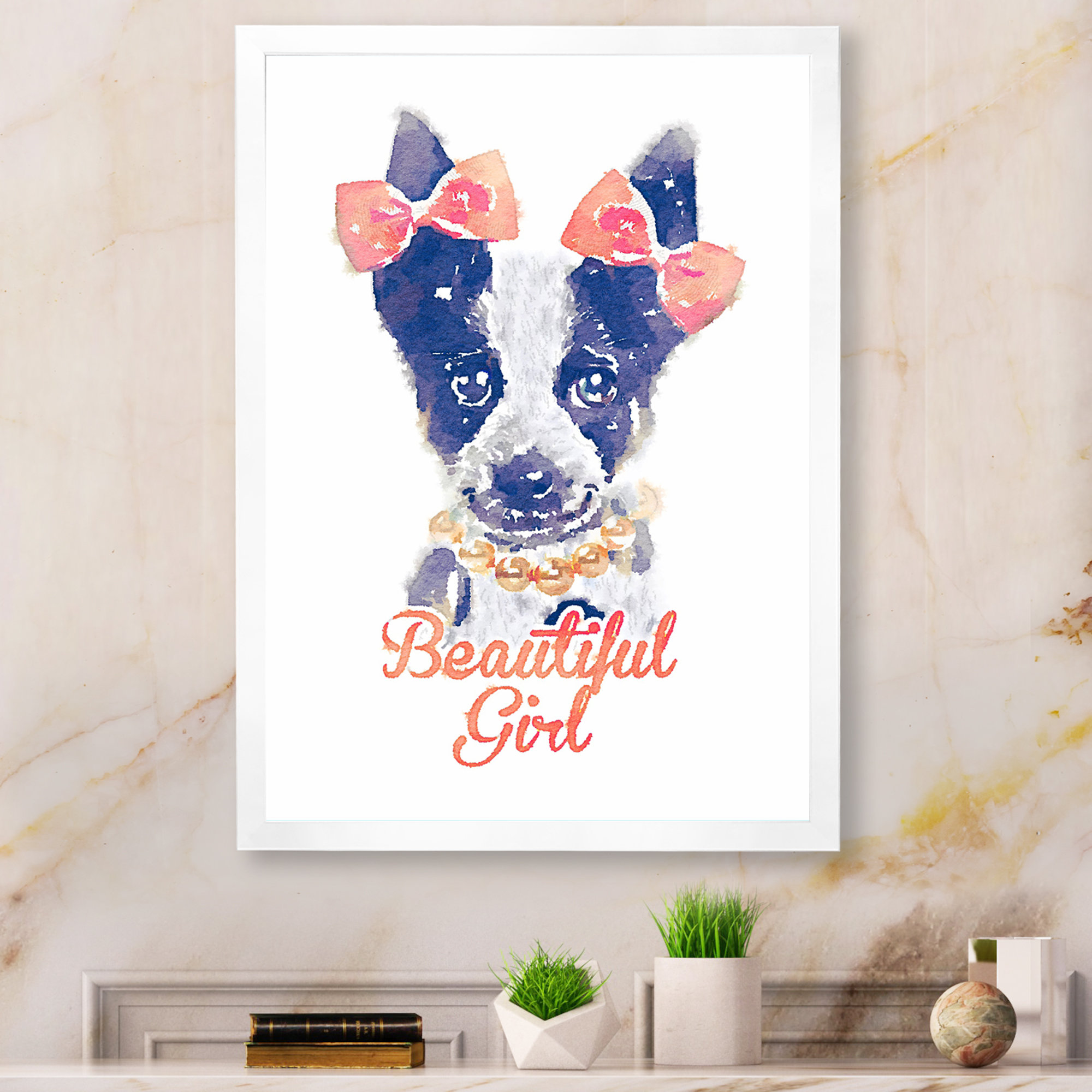 Trinx Cartoon Jack Russell Girl Cartoon Jack Russell Girl - on | Wayfair