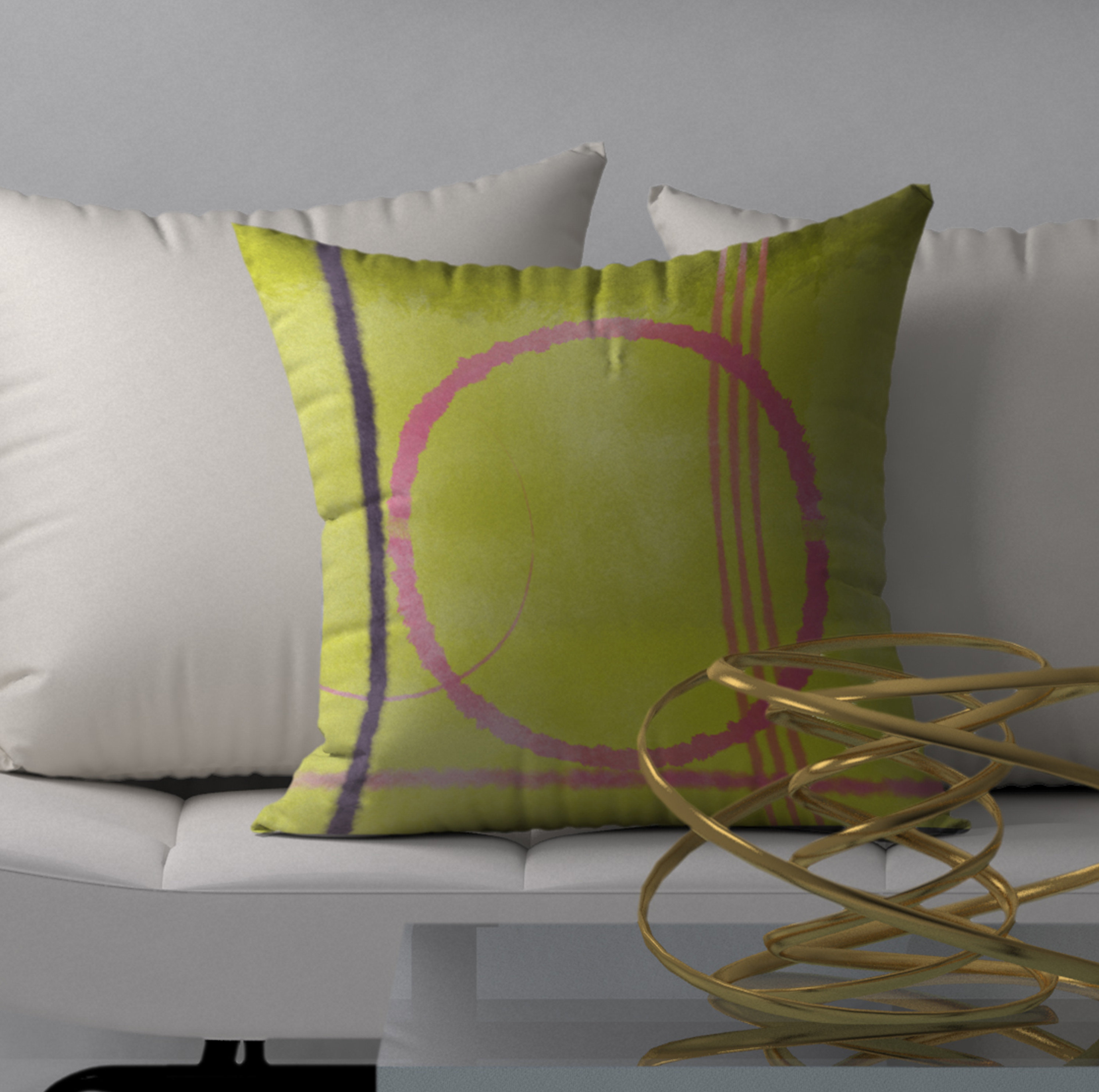 LeRoi Products Exotic Amazing Square Pillow Cover & Insert | Wayfair