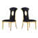 Rosdorf Park Issic Velvet Upholstered Side Chair | Wayfair