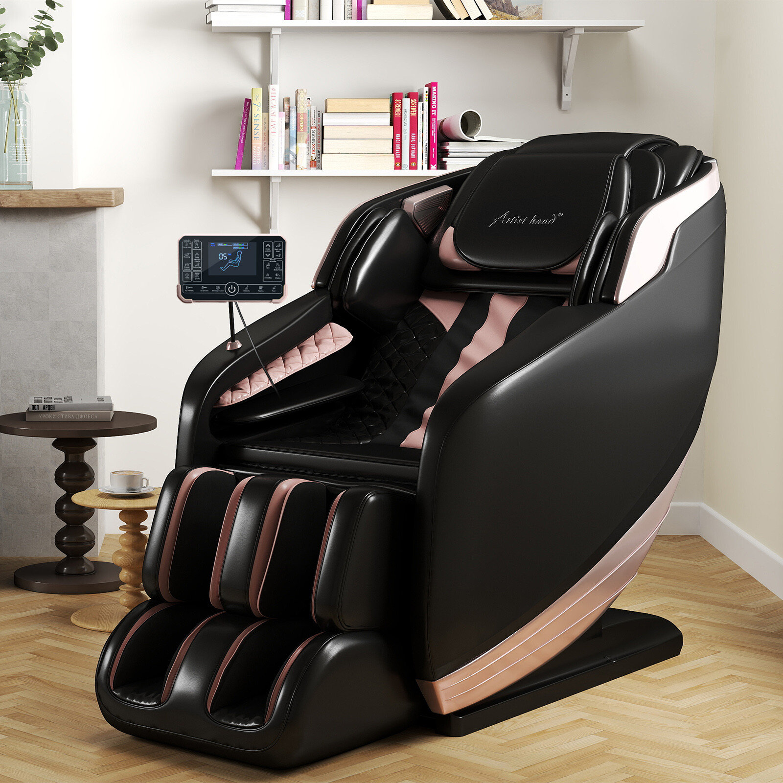 Inbox Zero Full Body Zero Gravity Massage Chair With Dual Core Sl-track ...
