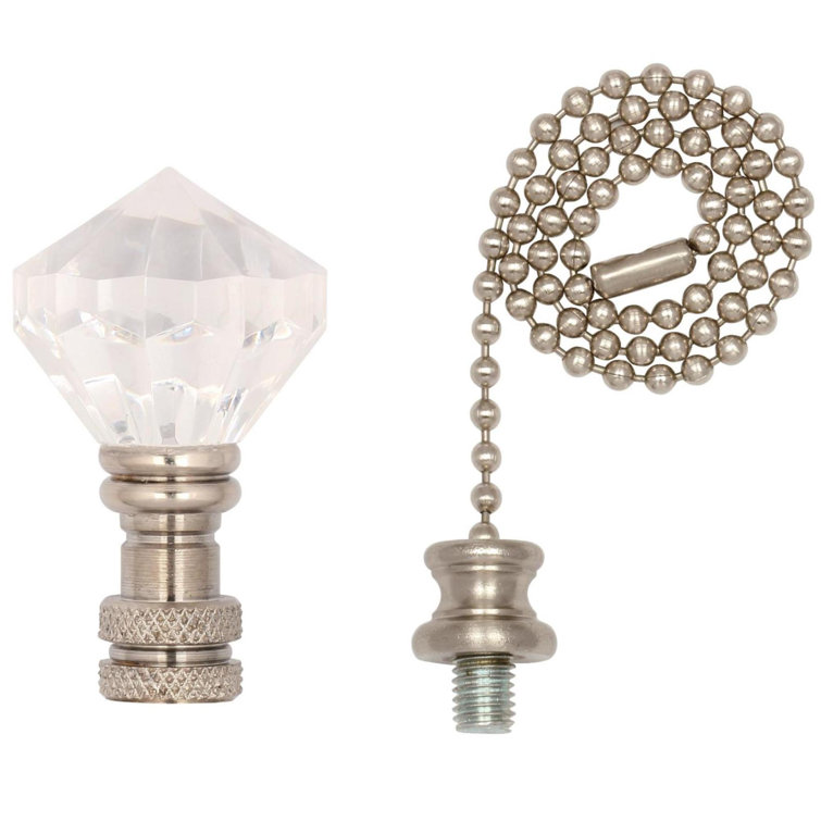 Westinghouse Lighting Prismatic Acrylic Diamond Finial/Pull Chain ...