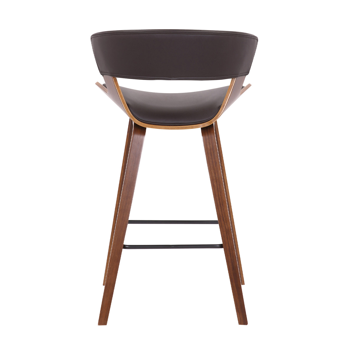 George Oliver Jagger Modern 26-inch Wood and Faux Leather Counter ...