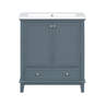 Winston Porter " blue bathroom vanity combo | multi-functional cabinet ...