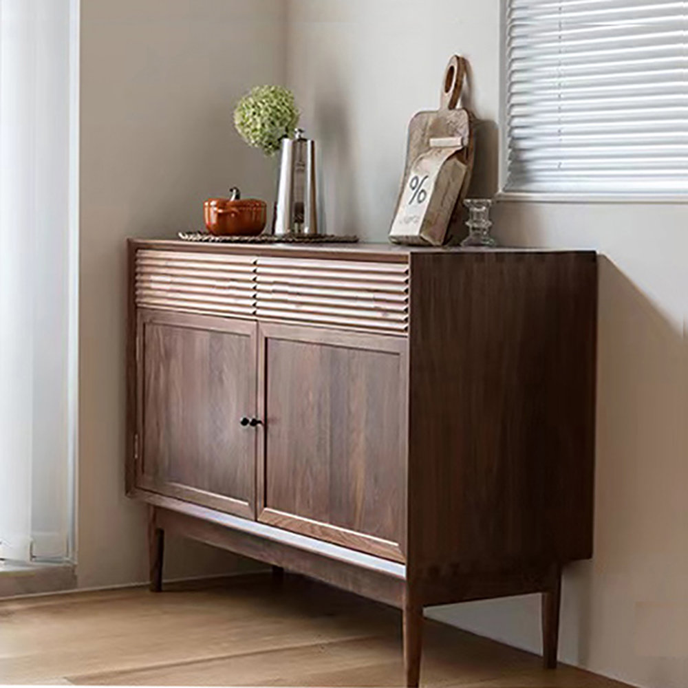 HomeCanvas Dining Room Storage Cabinet Sideboard Cabinet 39.4'' Solid ...