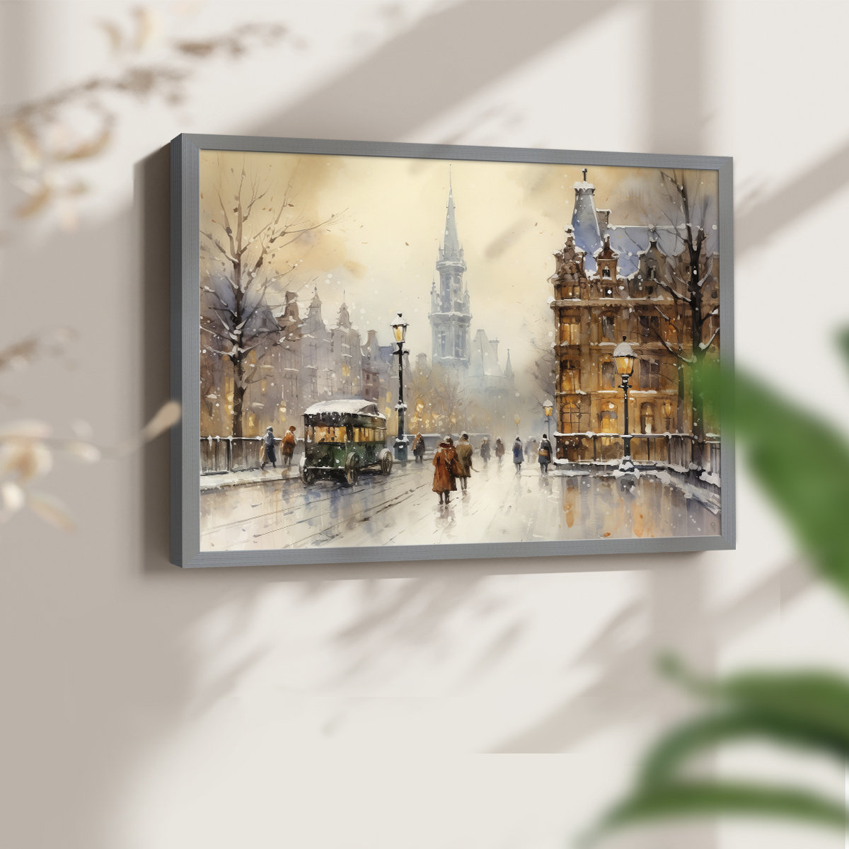 The Holiday Aisle® Chirstmas Art-CCCXX -Framed Print - Restickable ...