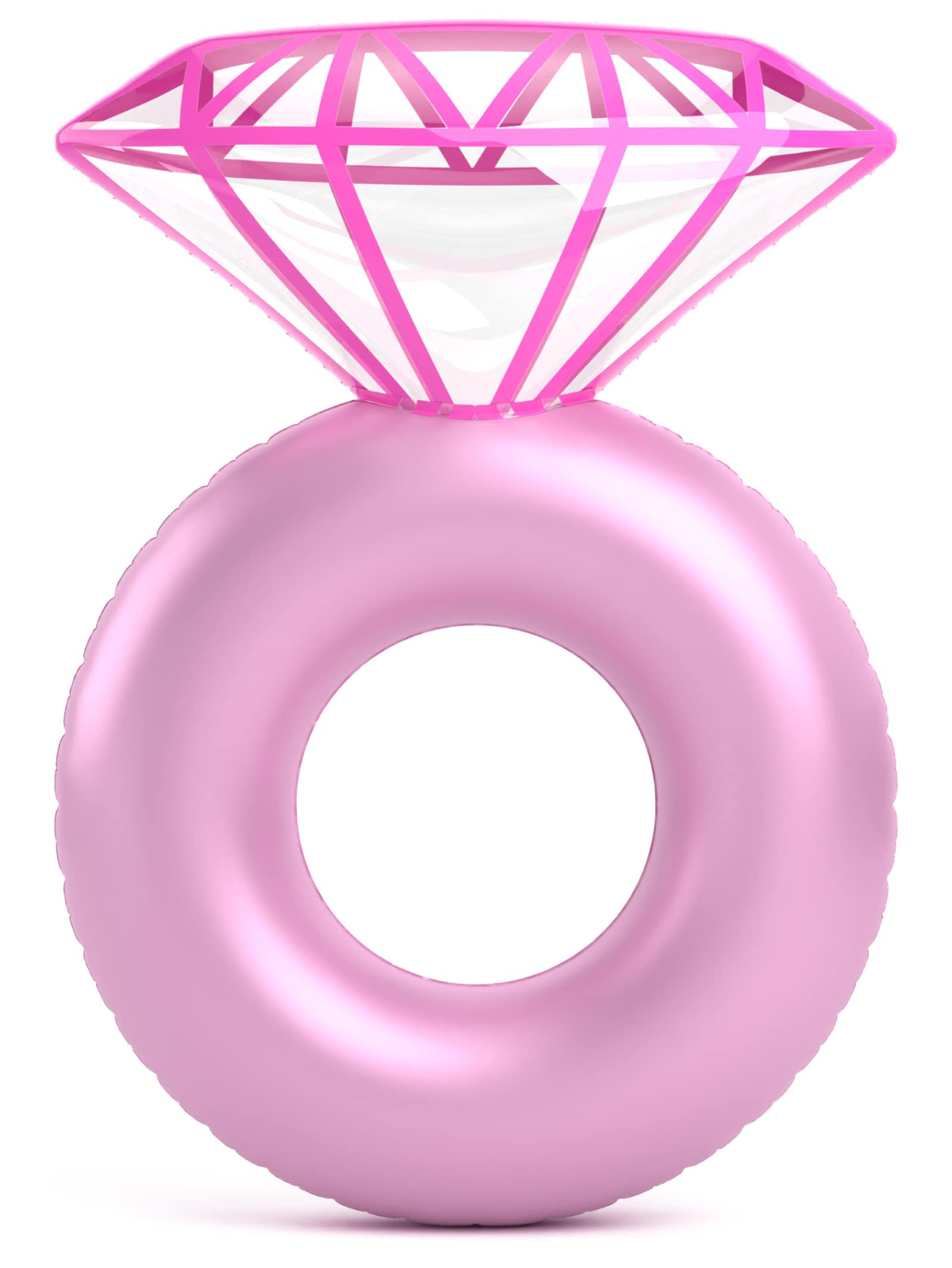 Zeki Shoggy Inflatable Diamond Ring Pool Float - Engagement Ring ...