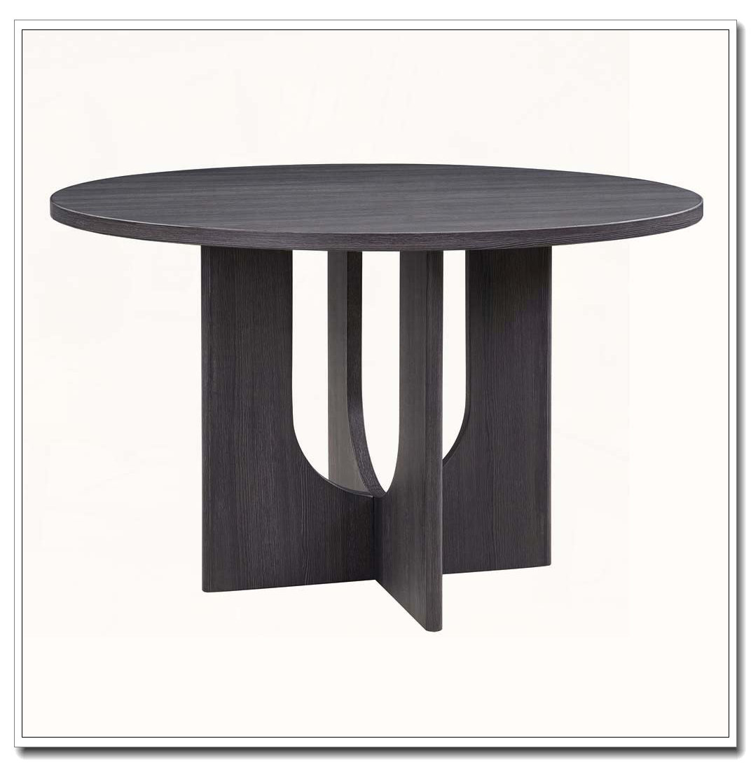George Oliver Round Dining Table for 4, Farmhouse 47.3 inch Round Dining Table for Kitchen ...