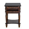 Bloomsbury Market Aleman Carved 2 Drawer Nesting End Table & Reviews ...