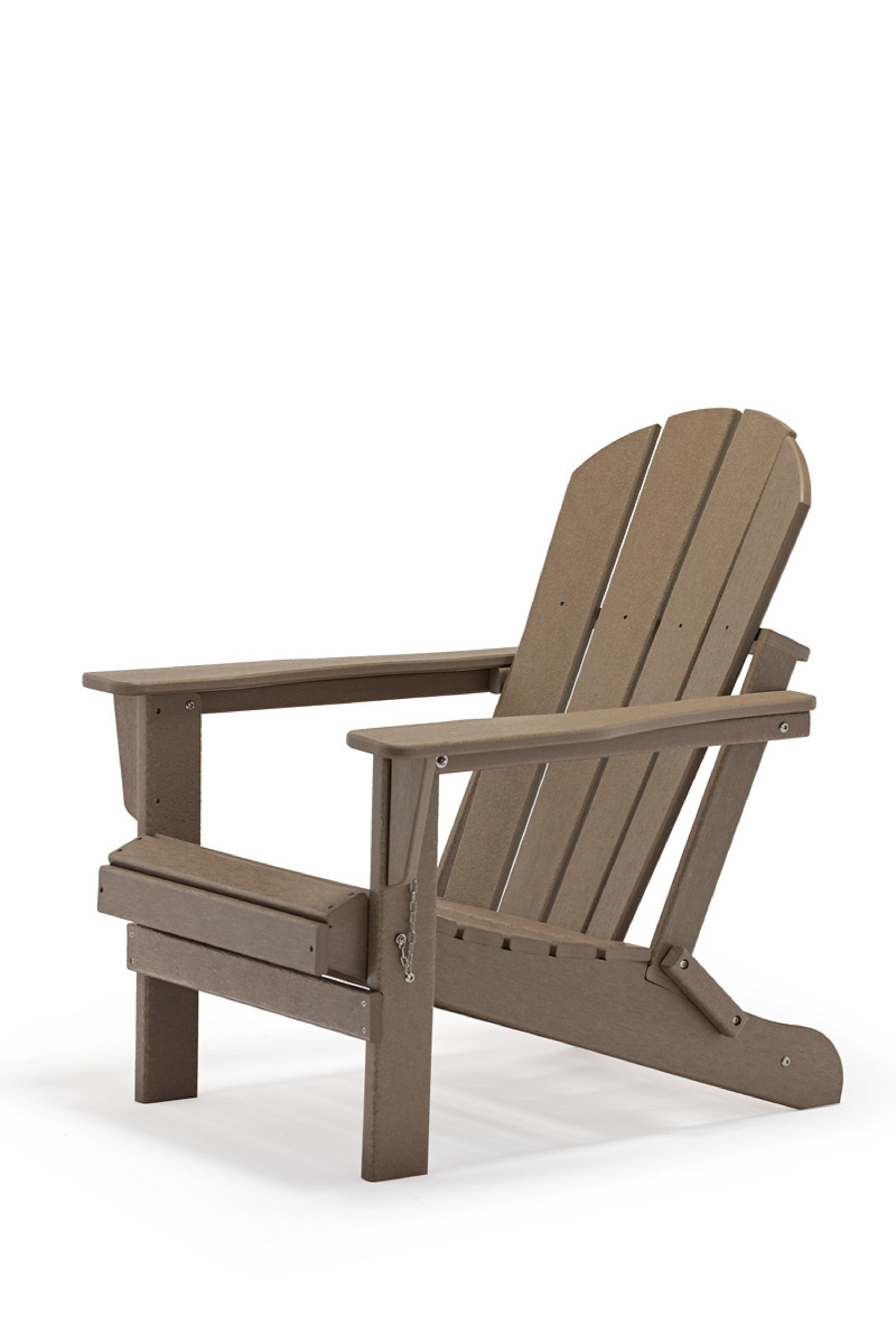 Longshore Tides Benefiel Plastic/Resin Folding Adirondack Chair ...