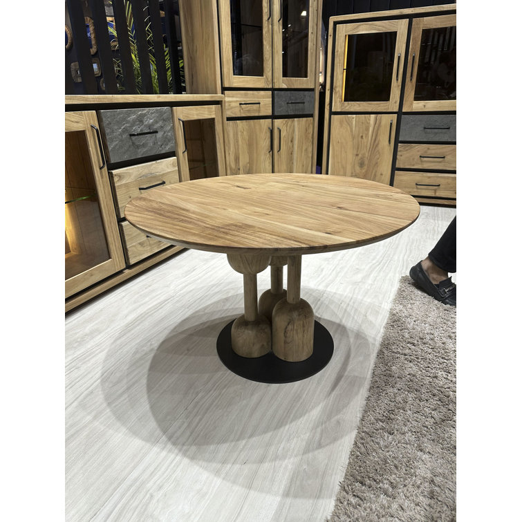 Union Rustic Stella Round Dining Table | Wayfair.co.uk