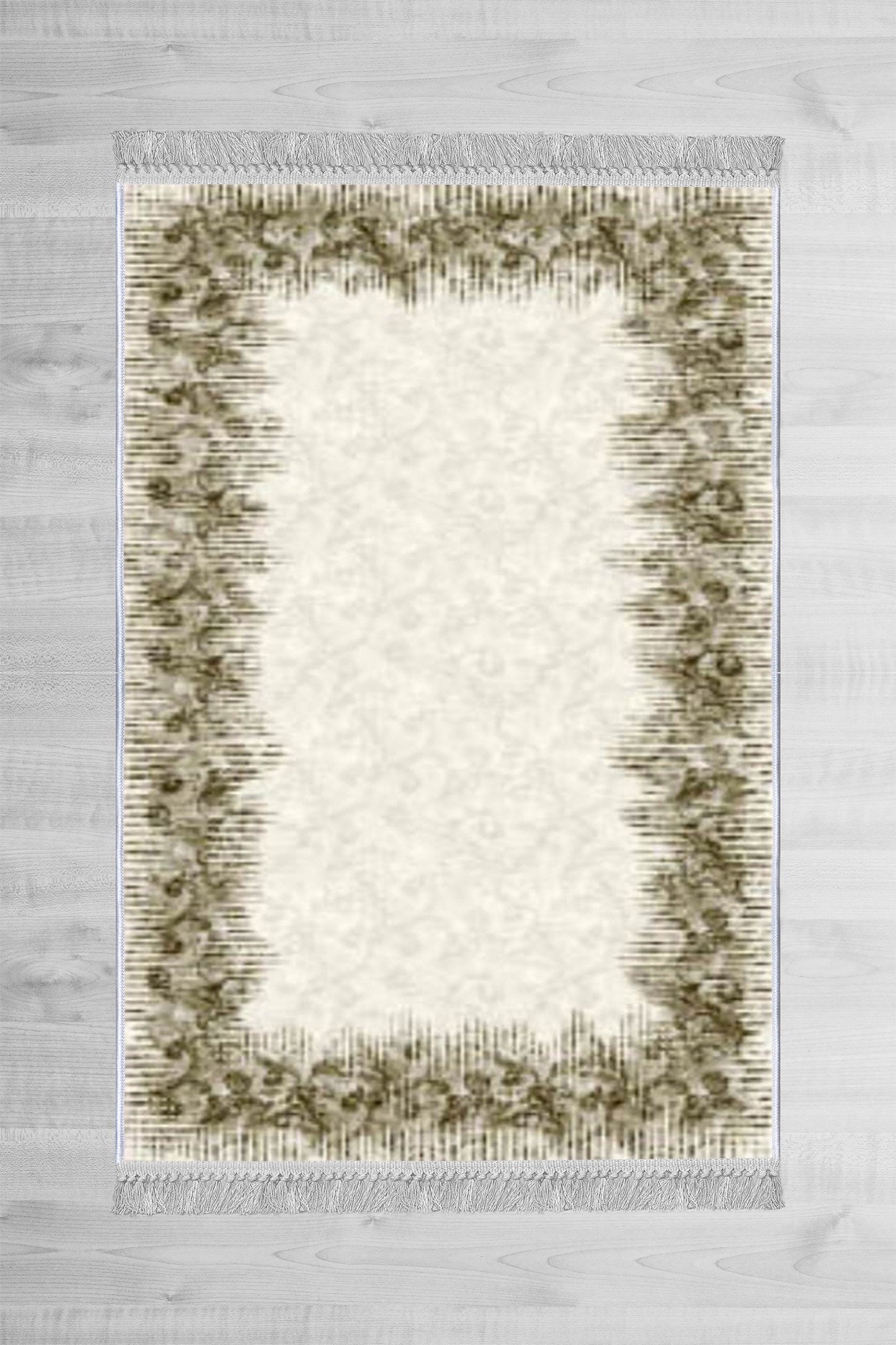 East Urban Home Jordan Machine Made Flatweave Velvet Area Rug in Beige ...