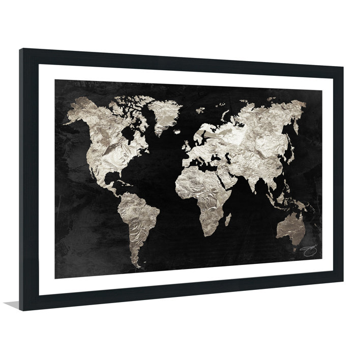 PicturePerfectInternational 'Pure Silver' Framed Graphic Art Print ...