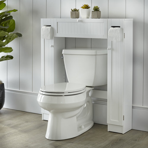 Latitude Run® Jordane Freestanding Over-the-Toilet Storage & Reviews ...