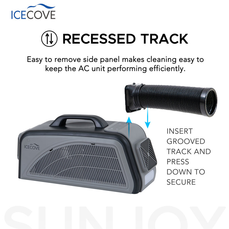 Sunjoy Portable Air Conditioner, Indoor/Outdoor AC Unit 2500 BTU ...