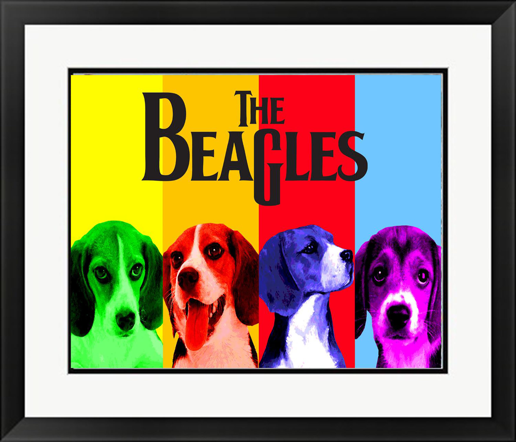 Red Barrel Studio® The Beagles by Robert Downs - Picture Frame Graphic ...