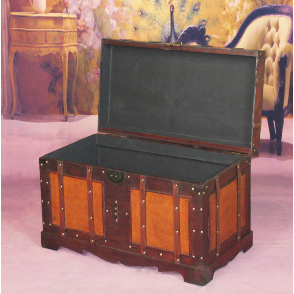 World Menagerie Zemrane Vintage Trunk & Reviews | Wayfair