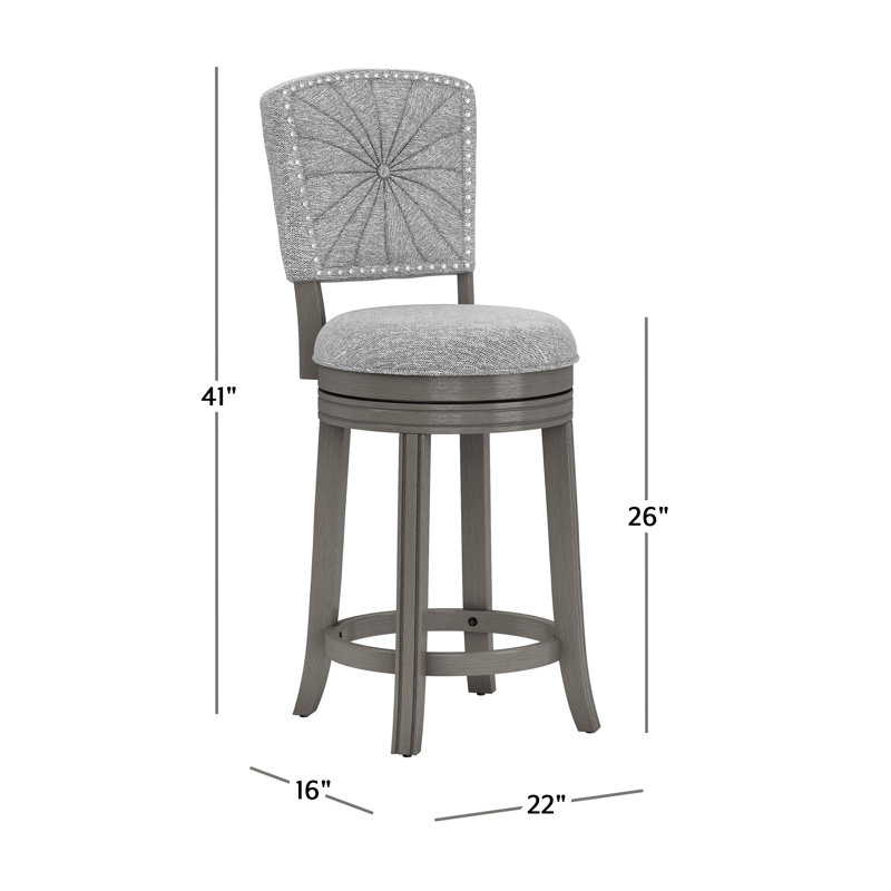 Three Posts™ Fidelia Swivel Counter & Bar Stool & Reviews | Wayfair
