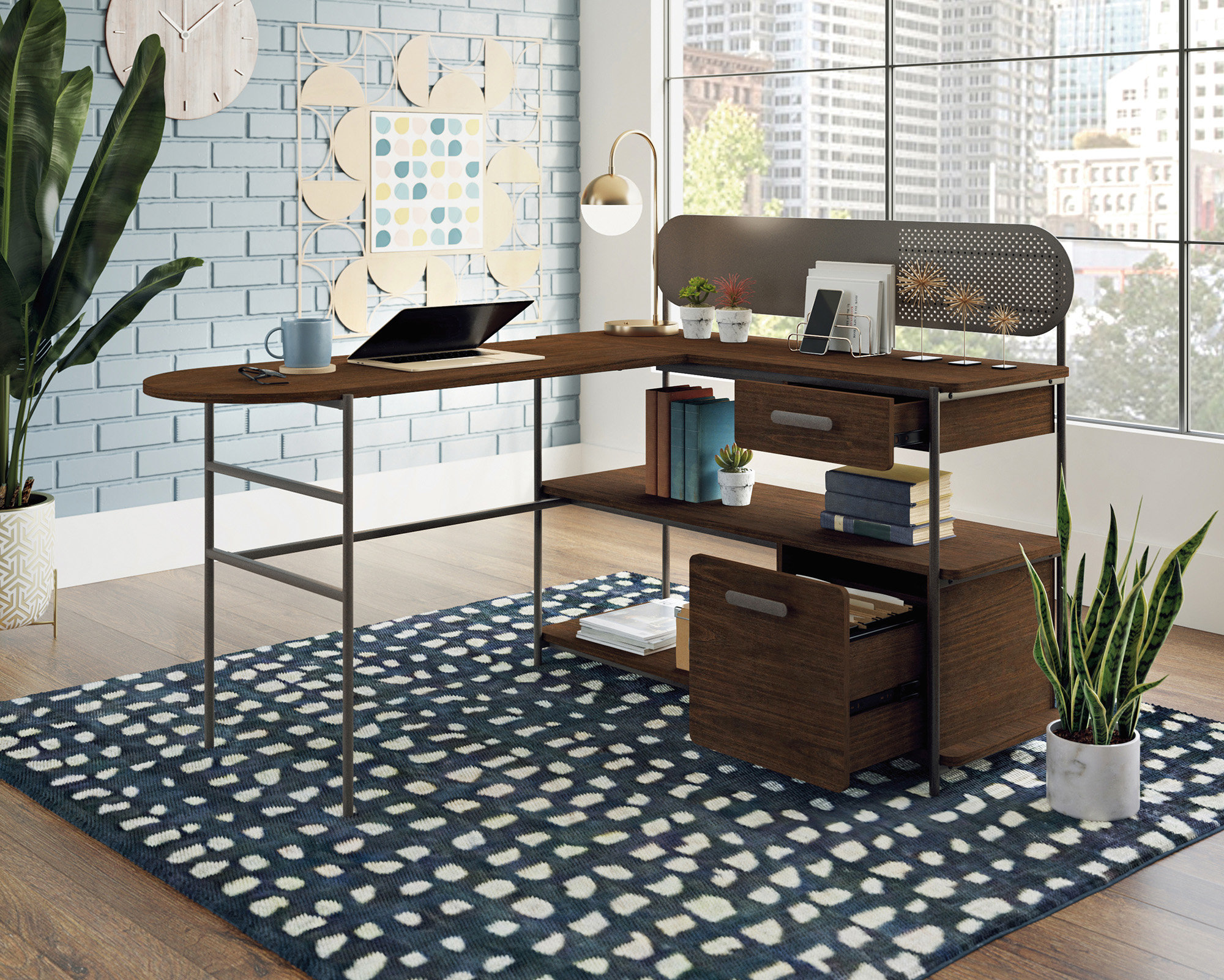 Crafters and Weavers Radial L Desk Disc - Wayfair Canada