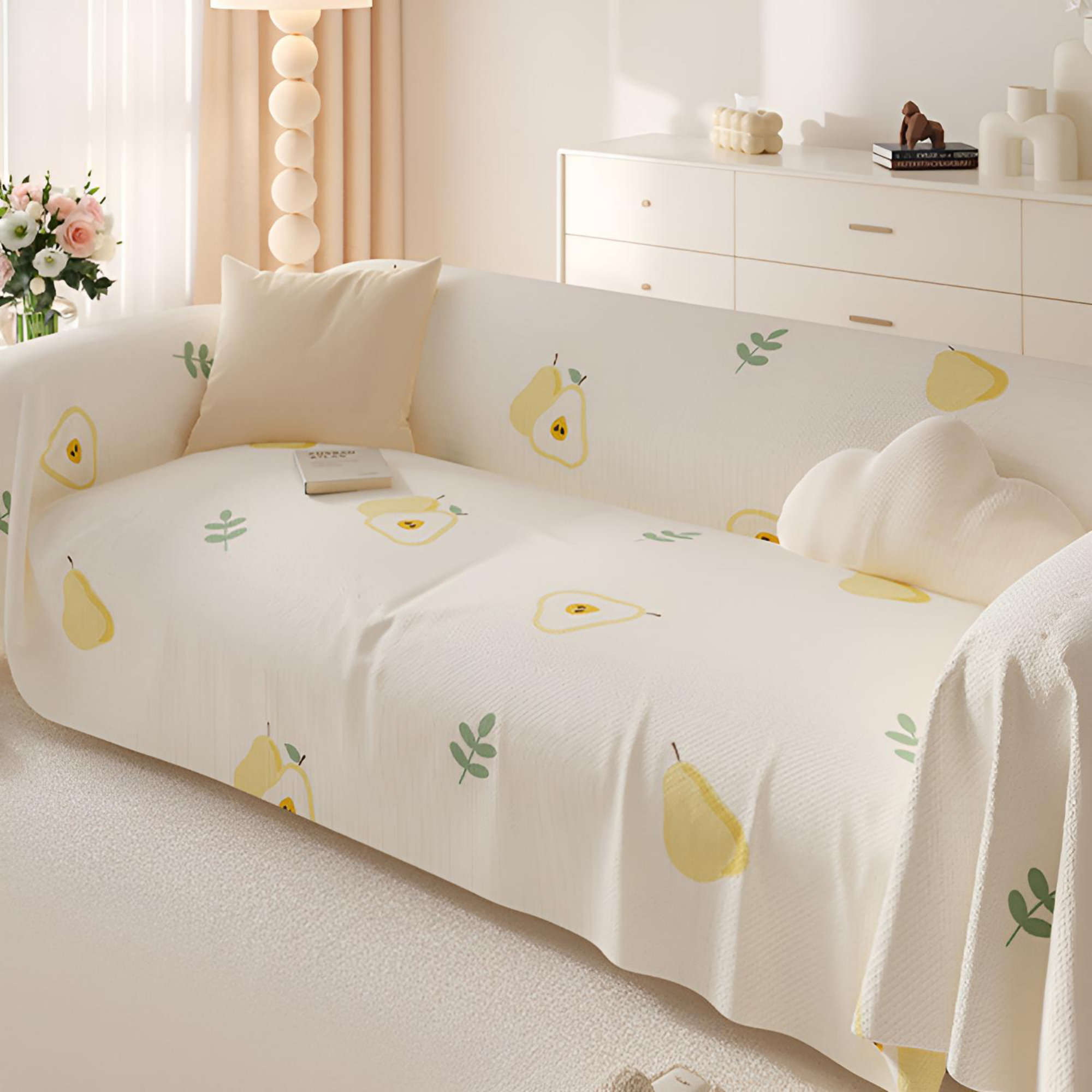 Rosalind Wheeler Four Season High-Density Sofa Towel, Anti Cat Scratch ...